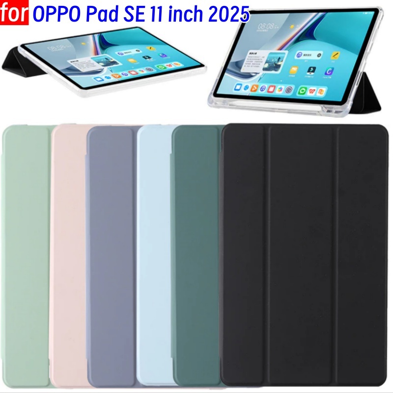 For OPPO Pad SE 11 inch 2025 Acrylic Clear Tablet Case With Pen Slot ...