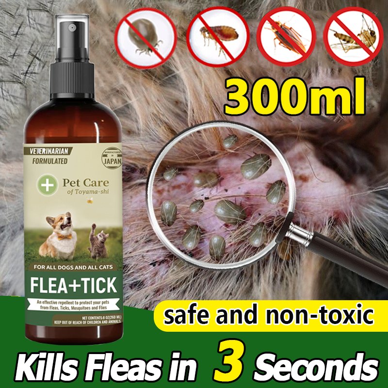 Ubat Kutu Kucing/Anjing Paling Berkesan Spray Kutu Kucing Ubat Flea and ...