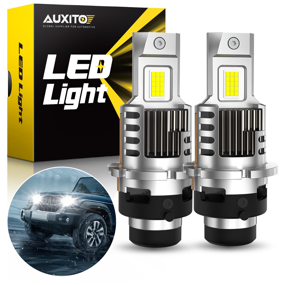 AUXITO 2PCS 100W 20000LM D2S D4S Car LED Headlight 6000K White Car ...