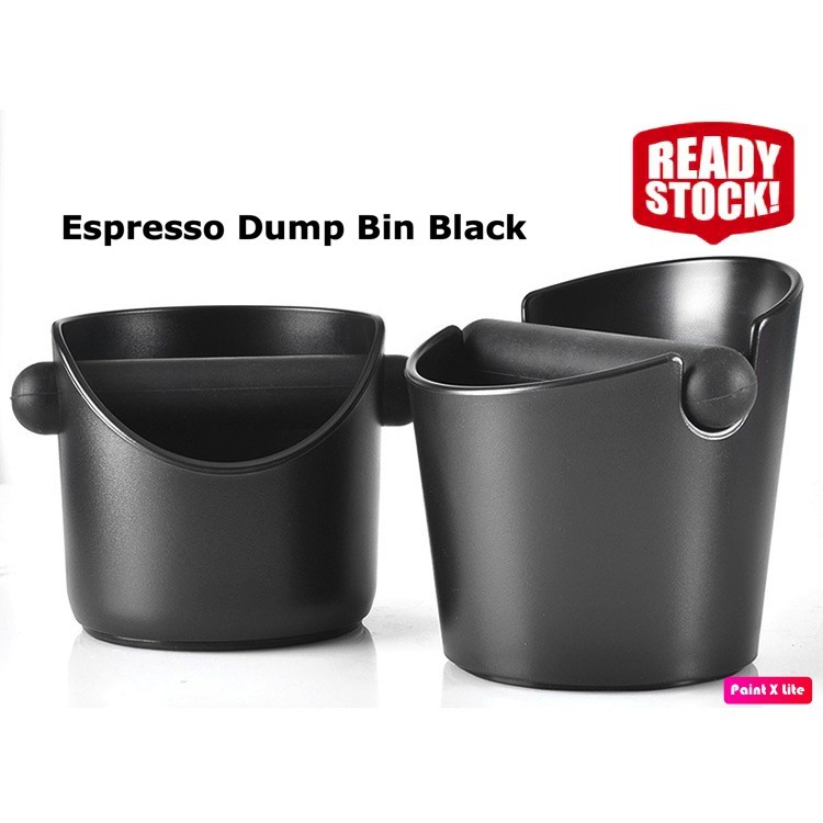 Coffee Grind Knock Box And Espresso Dump Bin Black Powder Residue Trash ...