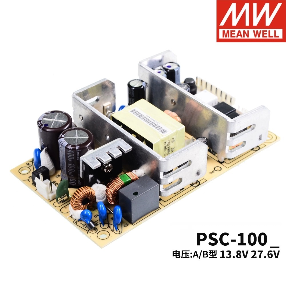 Original MEAN WELL Anti-power supply PSC-100A/100B 100W 12V/24v battery ...