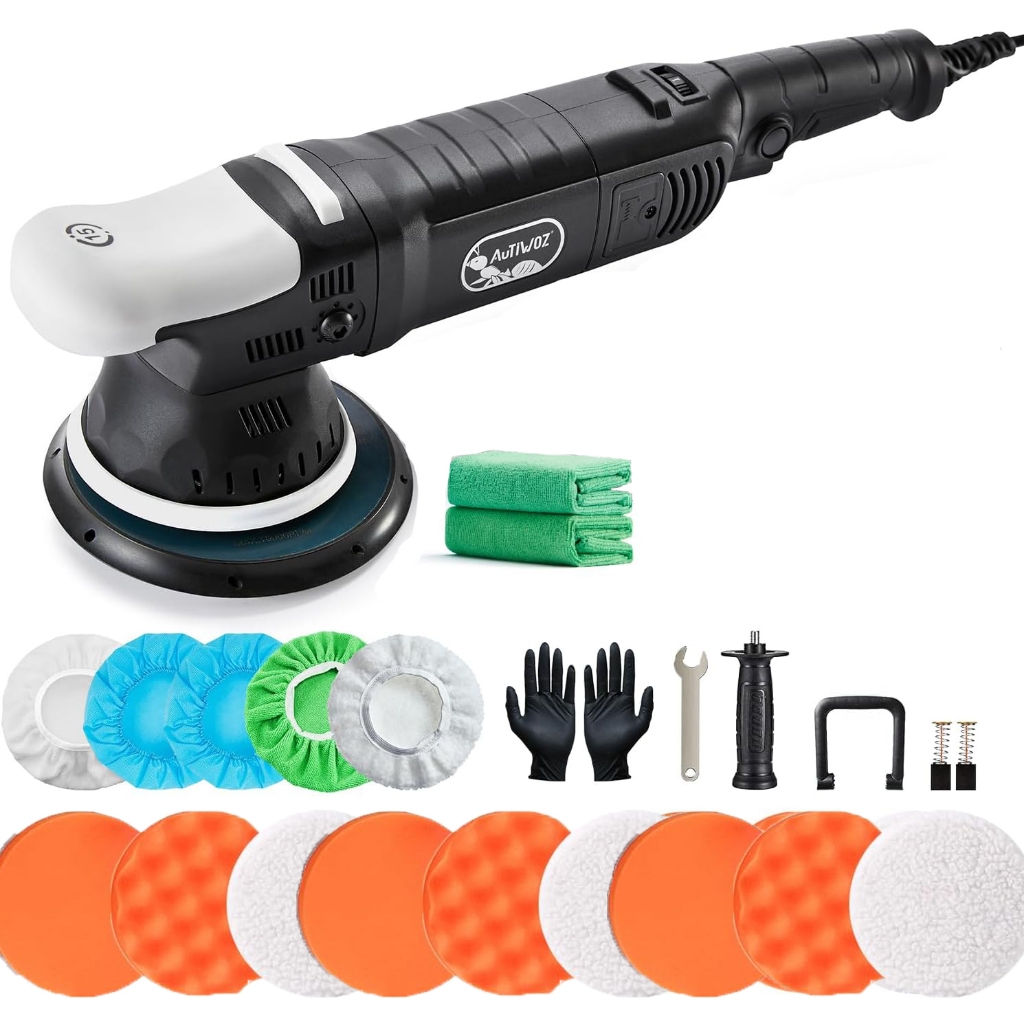 Car Buffer Polisher, 6-Inch Dual Action Polisher for Car Detailing ...