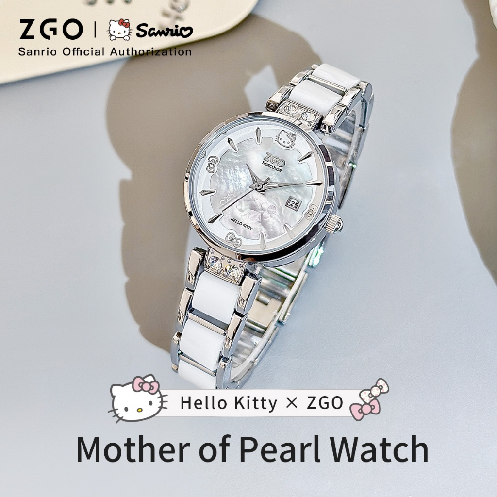 ZGO x Sanrio HelloKitty Watch Women's Light Luxury High-End High ...