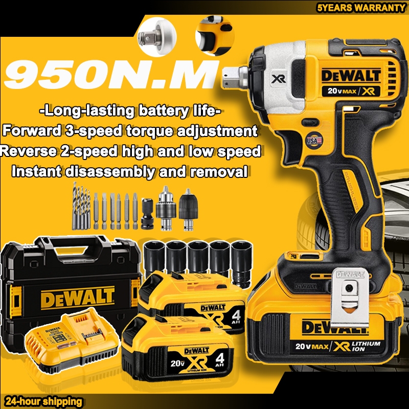 DeWalti-DCF887B-Impact Block, Electric Wrench, 950N.M Brushless ...