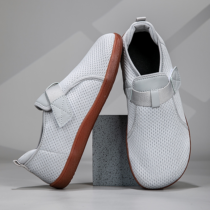 Men Women Wide-Toed Walking Shoes Anti-Slip Lightweight 4E Wide Last ...