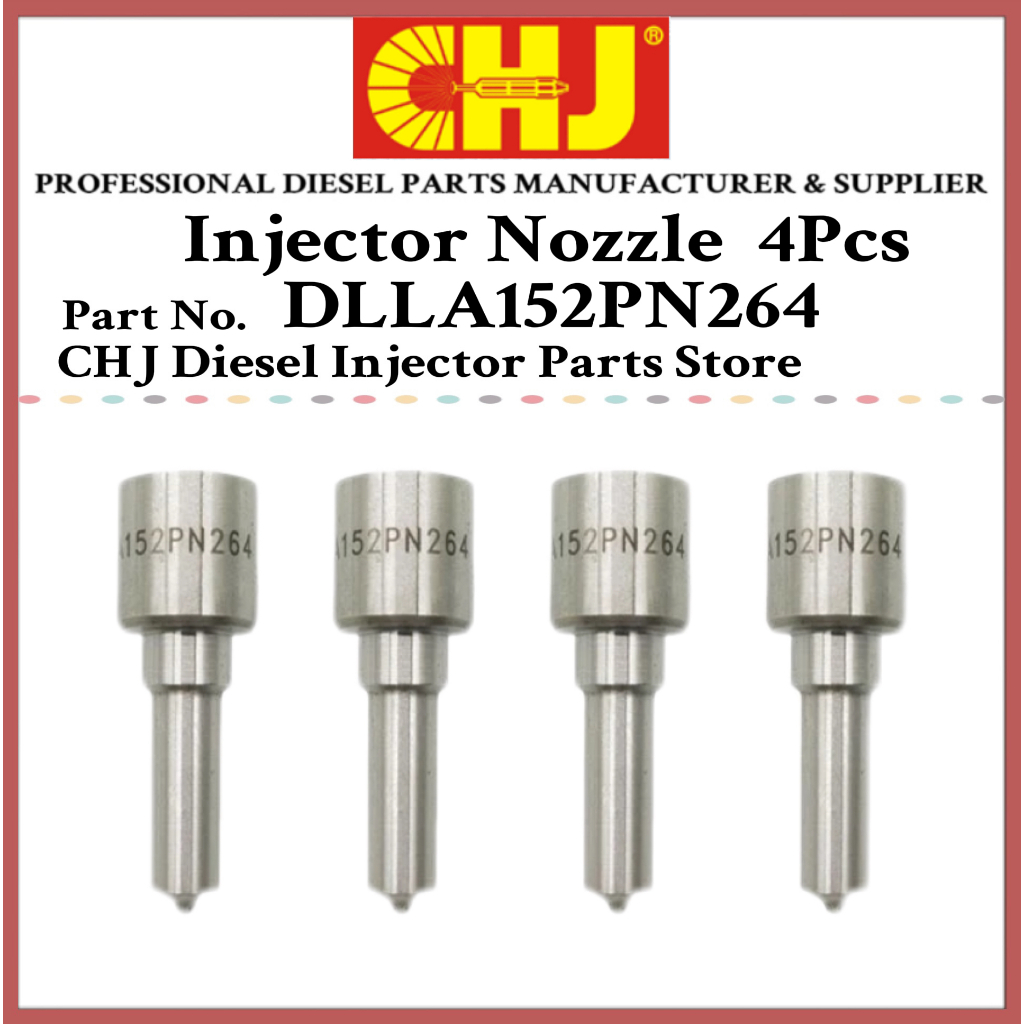 4pcs Fuel Injector Nozzle DLLA152PN264 for ISUZU Elf NPR NPS 4HG1 4HG1T ...