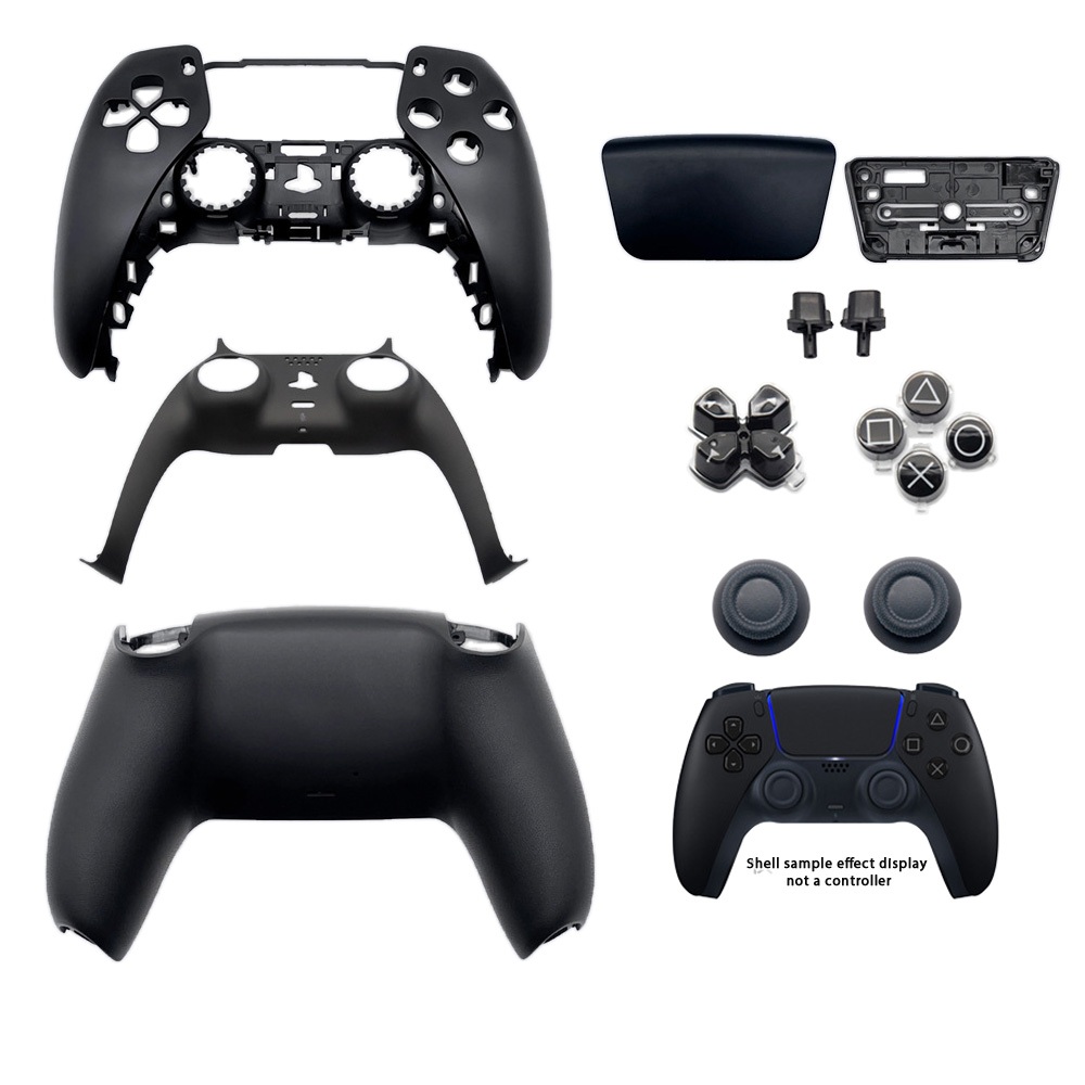 Black PS5 Controller Replacement Shell (Anti-slip) For PS5 Cotroller ...