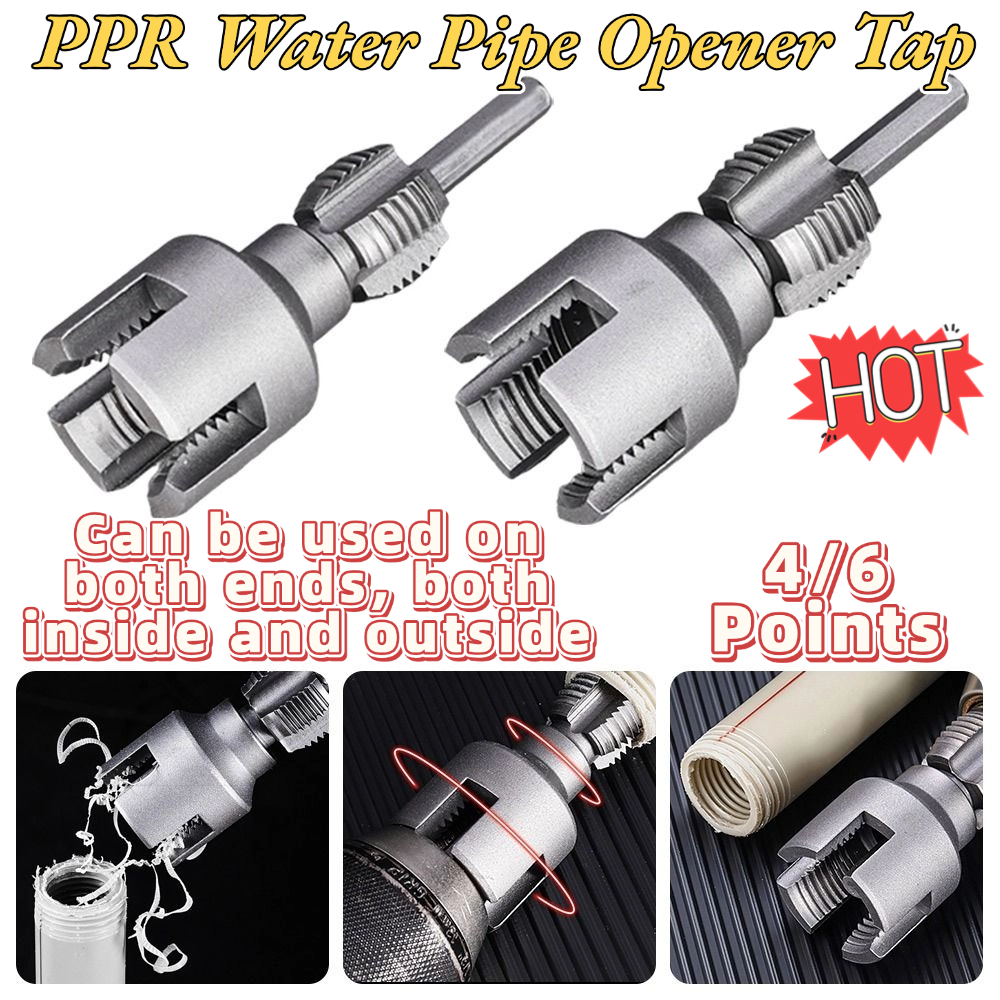 UMISTY🛠️ PPR Water Pipe Opener Tap🛠️Internal/External Thread 4/6 Points ...