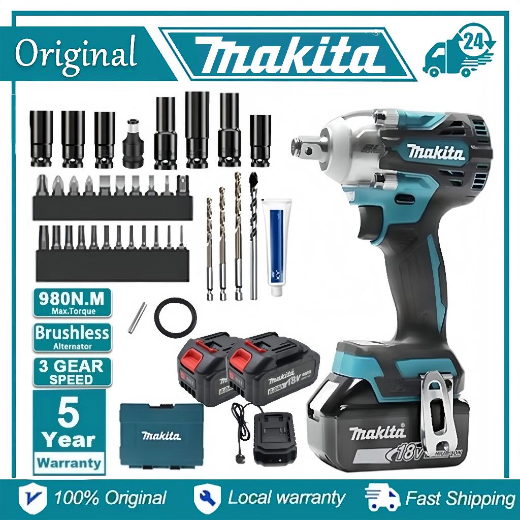🔥MY Local🔥Makita DTW300/DTW700 18V impact wrench 980Nm Brushless ...