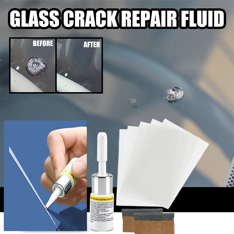 【Quick glass repair】use Windscreen repair kit You can repair it ...
