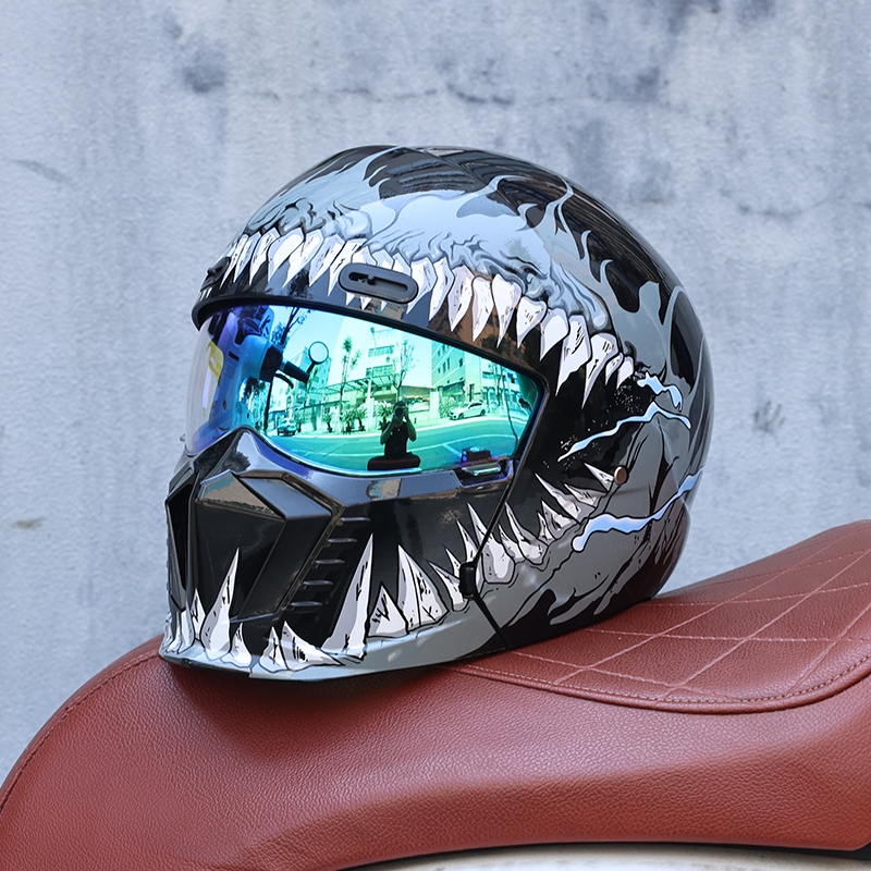 Scorpion combination helmet, detachable motorcycle helmet, men's and ...