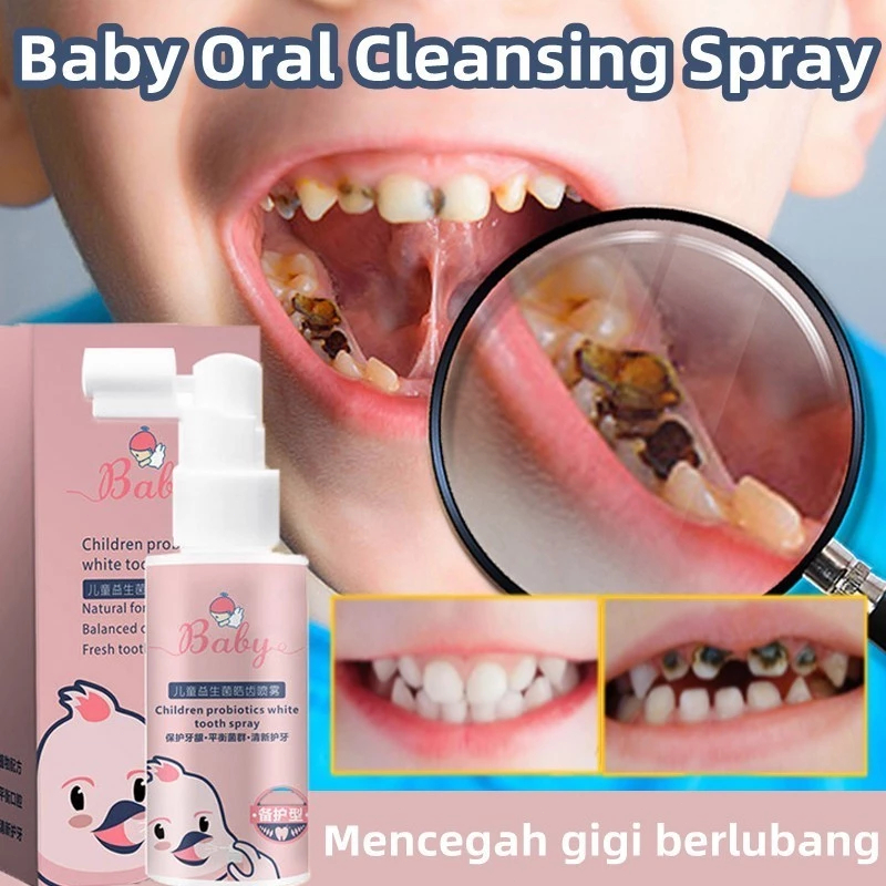 Baby Oral Spray Anti Cavity For Kid Baby Tooth Cleaning Probiotic ...