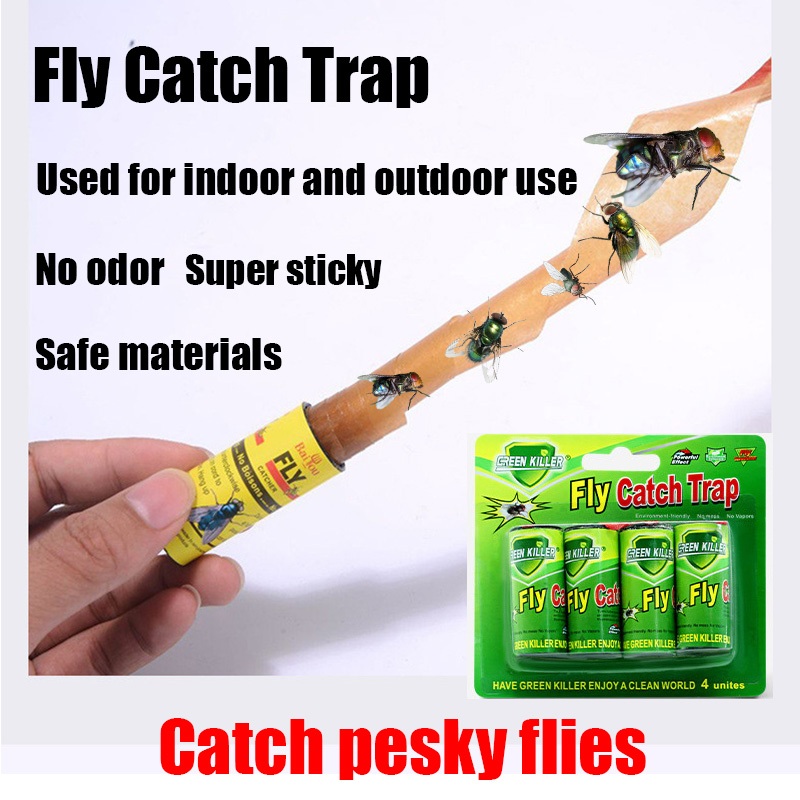 [Eliminate flies] 1 roll can catch 10,000 flies Roll Tape Double-sided ...