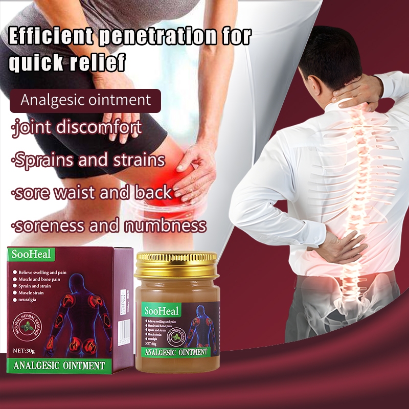 【SooHeal】Pain relief cream Analgesic Ointment 止痛膏 30G | Relieve ...