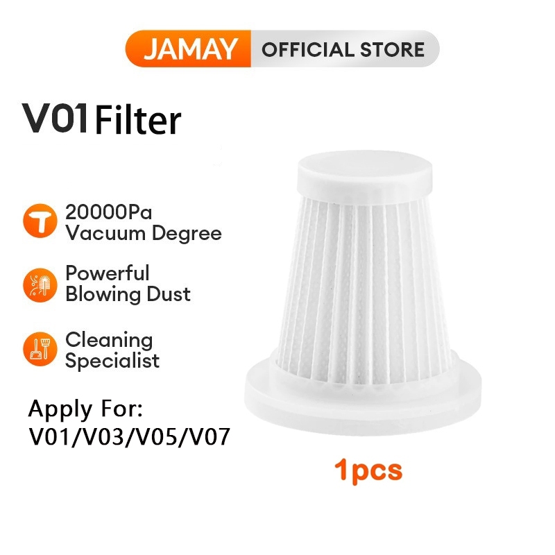 JAMAY HEPA Filter For V01 Vacuum Cleaner with a base Diameter of 50mm ...