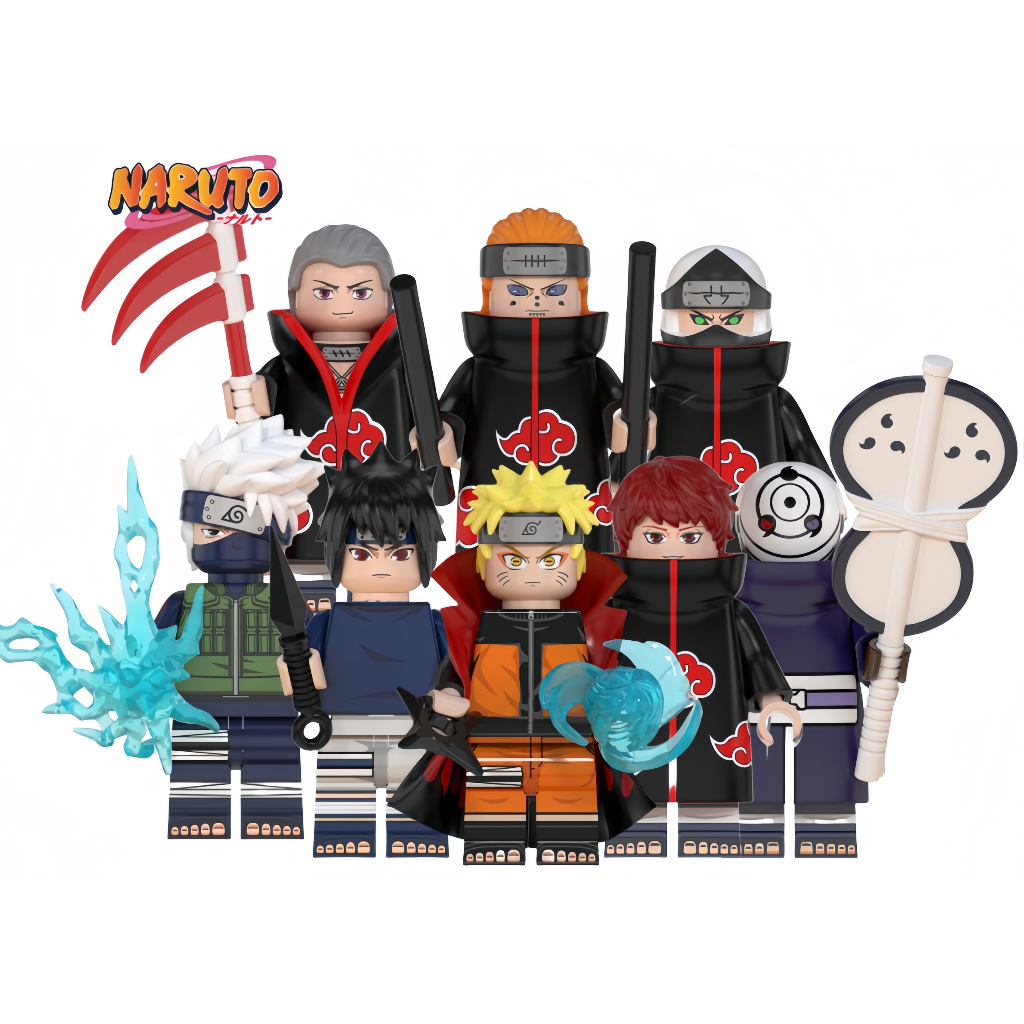Naruto Series Akatsuki Obito Toys Building Block Dolls Assembling ...