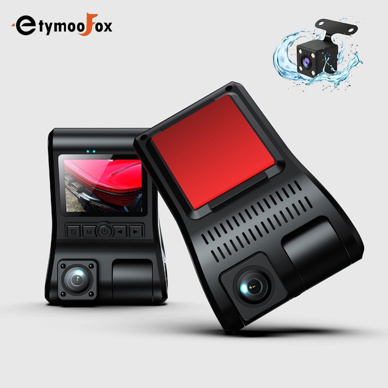 3 Lens Dashcam Car Dash Cam Camera Front And Rear 1080P Car Video ...