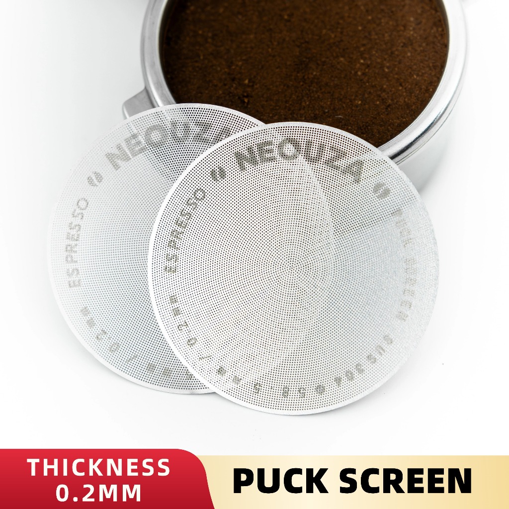 NEOUZA 51mm Espresso Puck Screen, 0.2mm Ultra Thin Coffee Filter, 304 ...