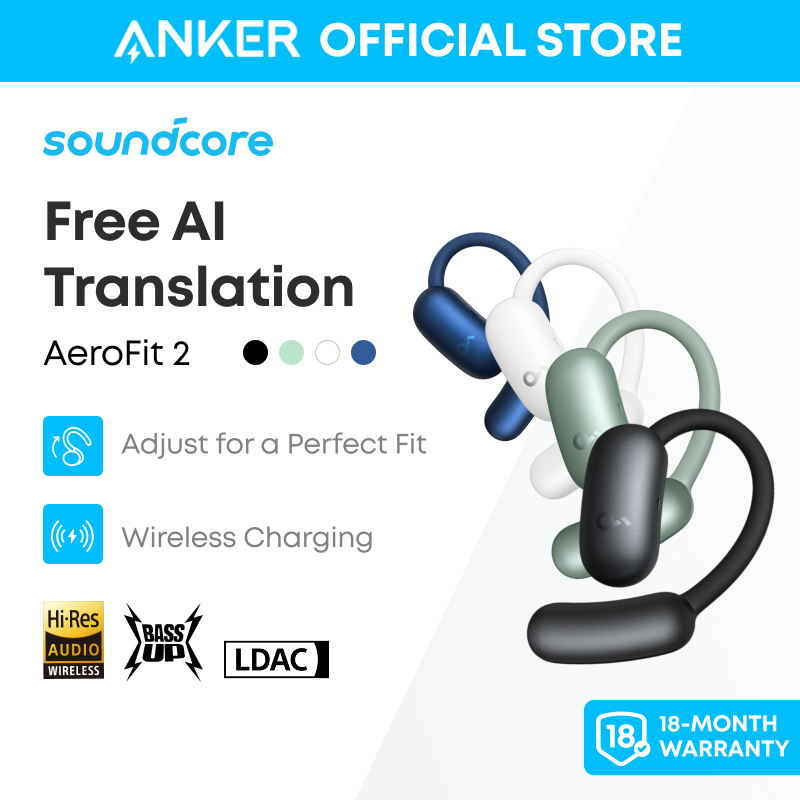 Soundcore by Anker AeroFit 2 by Anker, Open-Ear Headphones, Translation ...