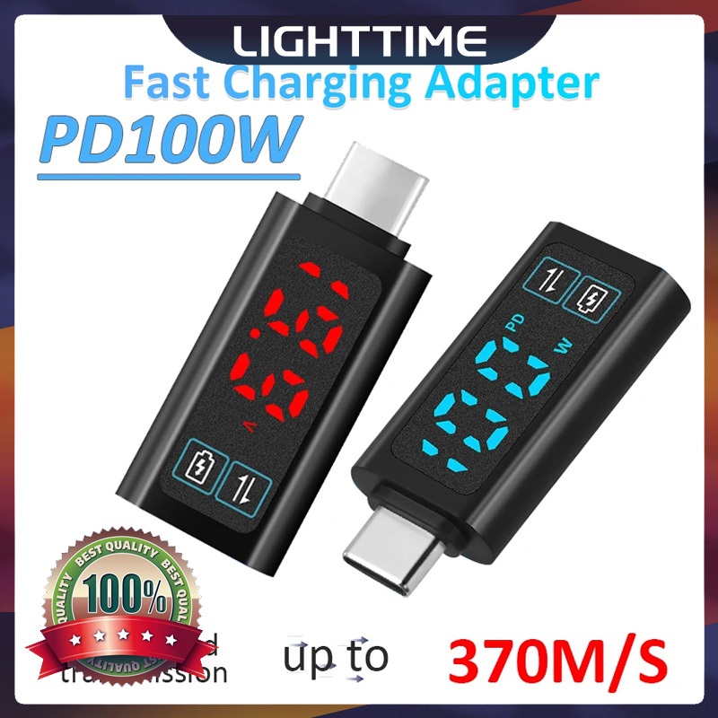 DC5-24V Fast Charging Adapter PD100W Intelligent Digital Display ...