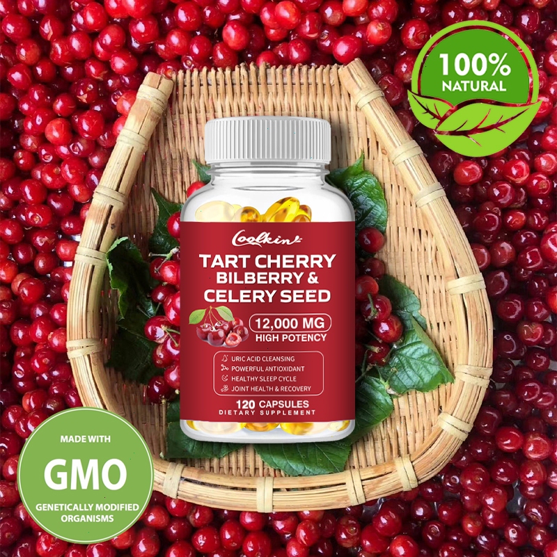 Tart Cherry 1200 mg - Contains powerful antioxidants and flavonoids to ...