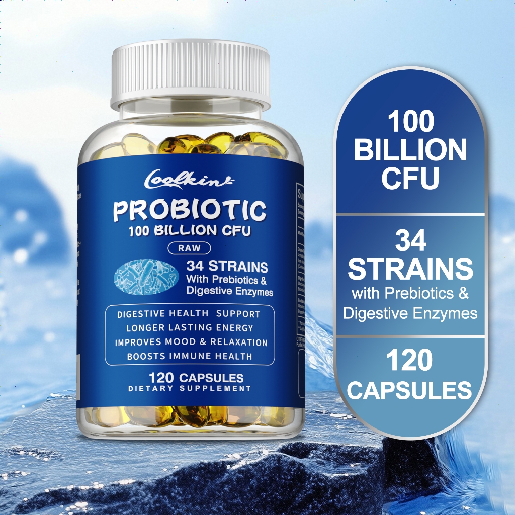 Probiotics & Prebiotics - 100 Billion CFU - Immune & Digestive Health ...