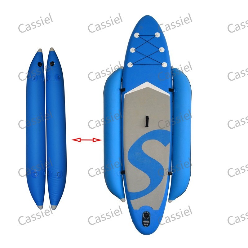 SUP paddle board anti-rollover pontoon inflatable surfboard balance ...