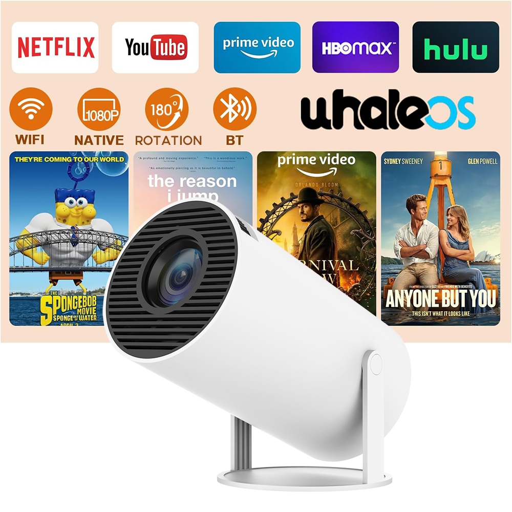 HY300 Mini Portable Projector 1080P Wireless Bluetooth Android Mini ...
