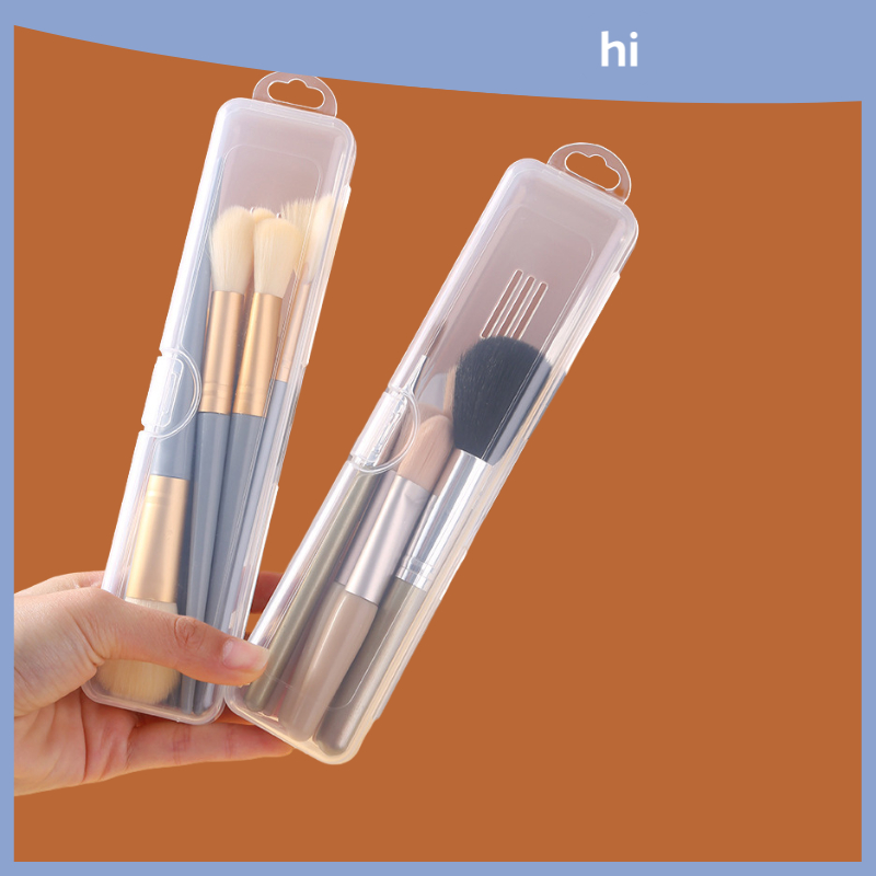 Hi HOMES Makeup Brush Storage Box Portable Dust-Proof Belt Cover Pencil ...