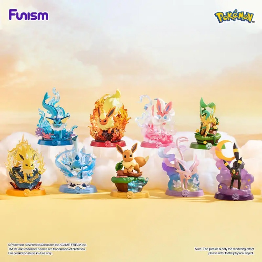 FUNISM Pokemon Adventure! Eevee Series Figures Blind Box Series Blind ...
