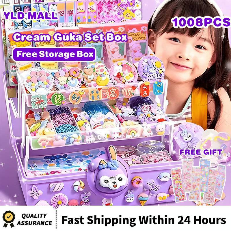 【Local Delivery】1008PCS Cream Guka Guka Set Sticker 1008PCS Full Set ...