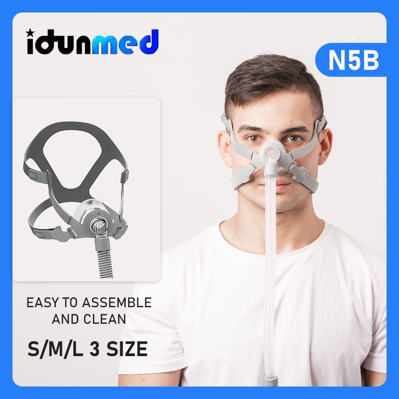 BMC N5B CPAP Mask Package Include 3 Size (S/M/L)for CPAP Machine Anti ...