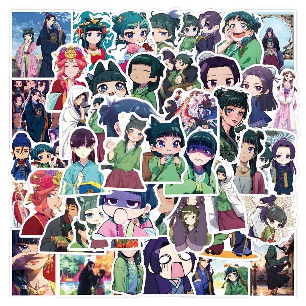 60Pcs/Set Kusuriya no Hitorigoto The Apothecary Diaries Stickers Maomao ...