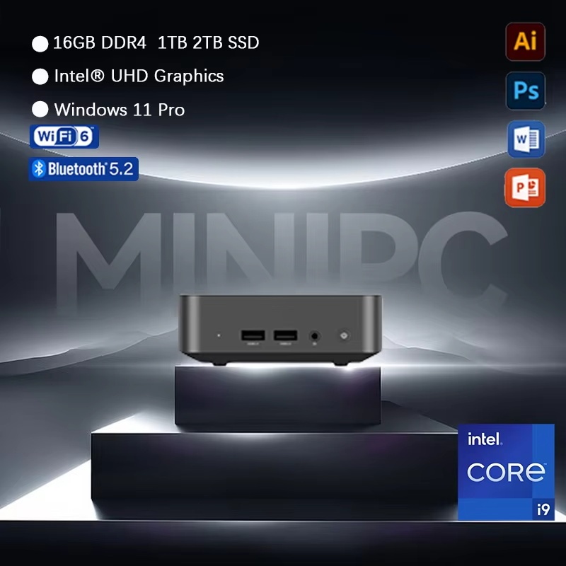 [3 years warranty] Portable Mini PC Gamer Intel Core i9 8950HK Windows ...