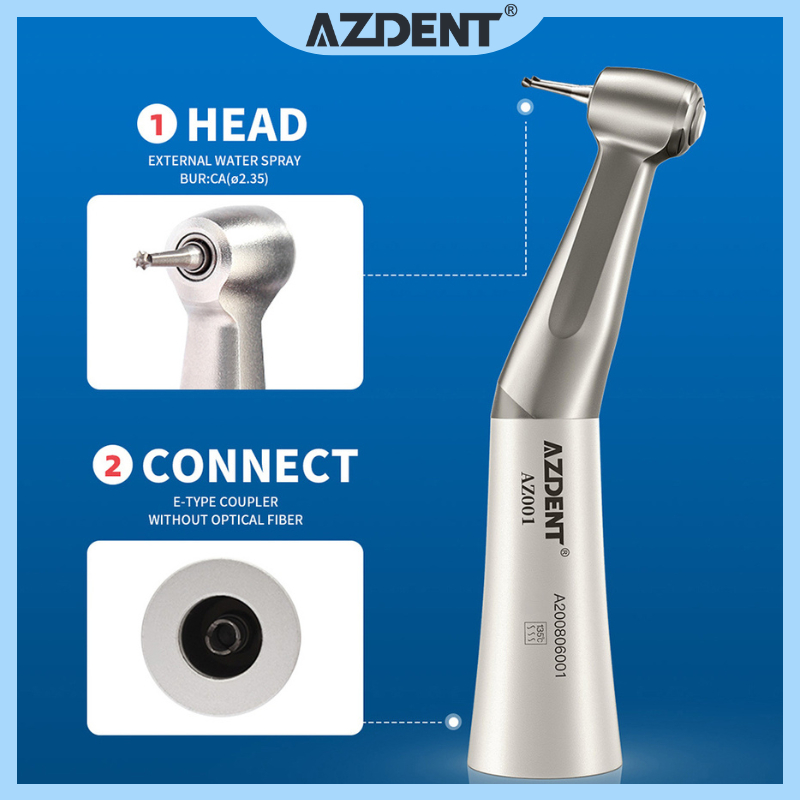 Dental Low Speed Handpiece Contra Angle AZDENT | Shopee Malaysia