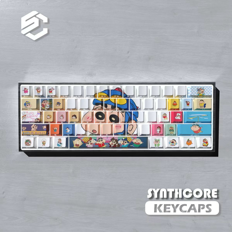 【Keycap Only】Ultraman Crayon Shin chan Keycap Side Engraving Shine ...