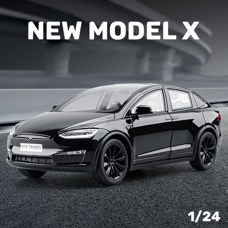 1:24 Scale Tesla Model X Alloy Car Model Diecast Car Toys for Boys ...