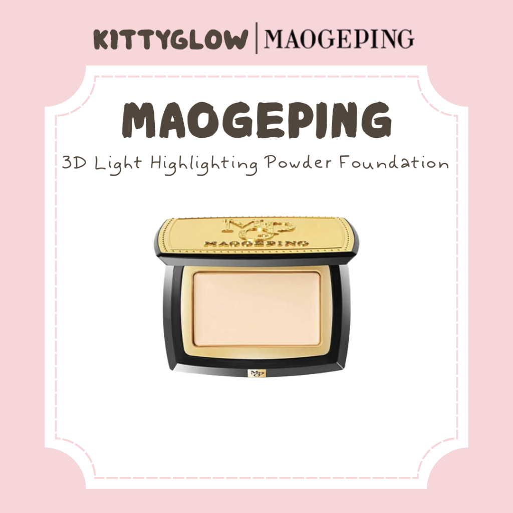 MAOGEPING 3D Light Highlighting Powder Foundation | Shopee Malaysia