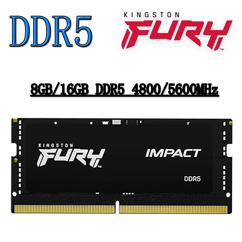 Kingston FURY Impact DDR5 RAM 8GB 16GB DDR5 4800MHz 5600MHz Laptop Memory Notebook RAM 1.1V ...