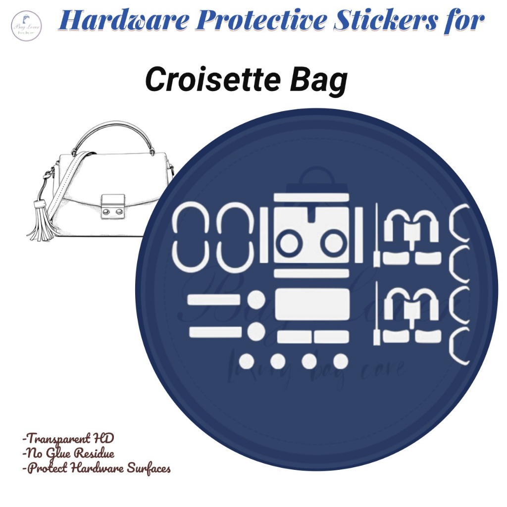 Bag Lover | Hardware Protection Sticker For Croisette Bag Transparent ...