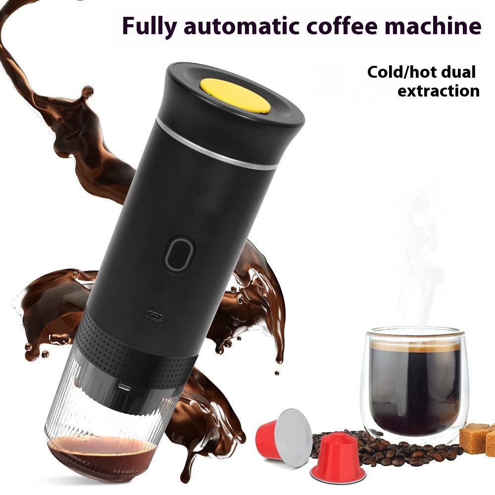 Portable capsule coffee machine fully automatic heatable outdoor ...