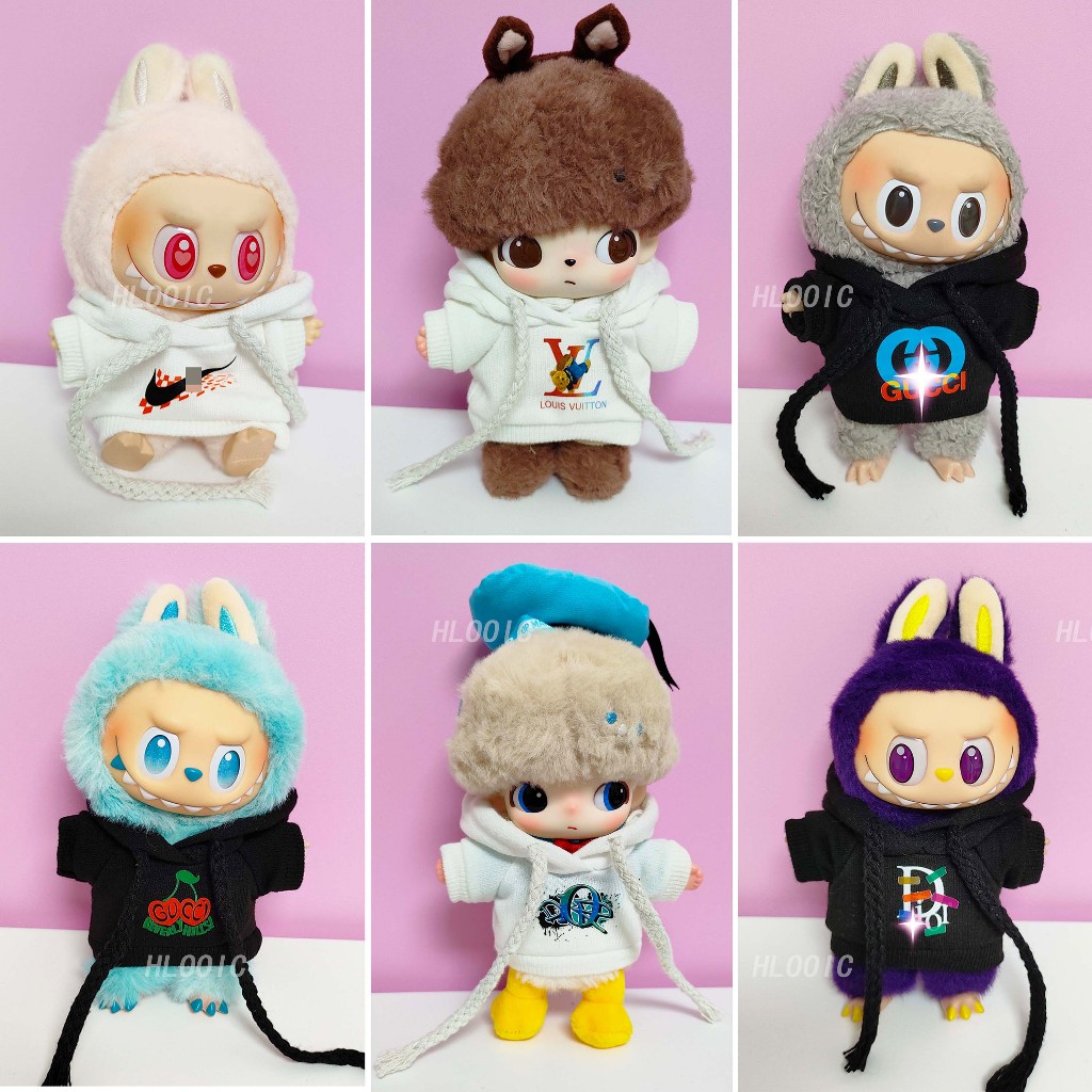 Doll clothes for 15cm 17cm Labubu DIMOO WORLD Pluto Chip 'n Dale and ...