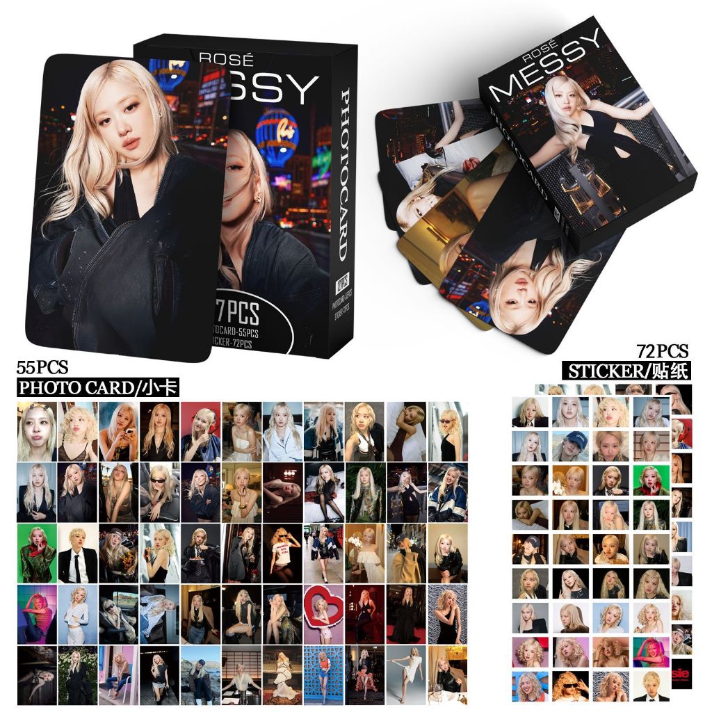 55pcs BP Jennie Ruby Lomo Cards Lisa Alter Ego BORN AGAIN JISOO ...