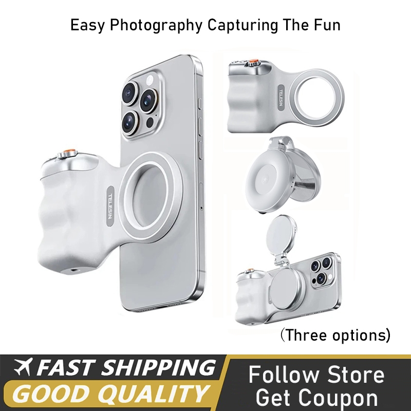 Magnetic Phone Camera Grip Smartphone Shooting Holder Selfie Handle ...