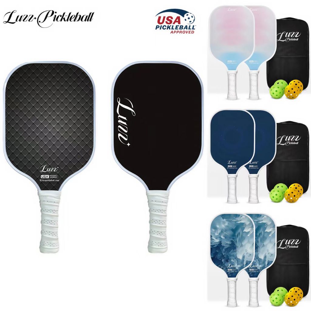 LUZZ Pickleball Paddles Set of 2, T700 Carbon Fiber Pickleball Paddle ...