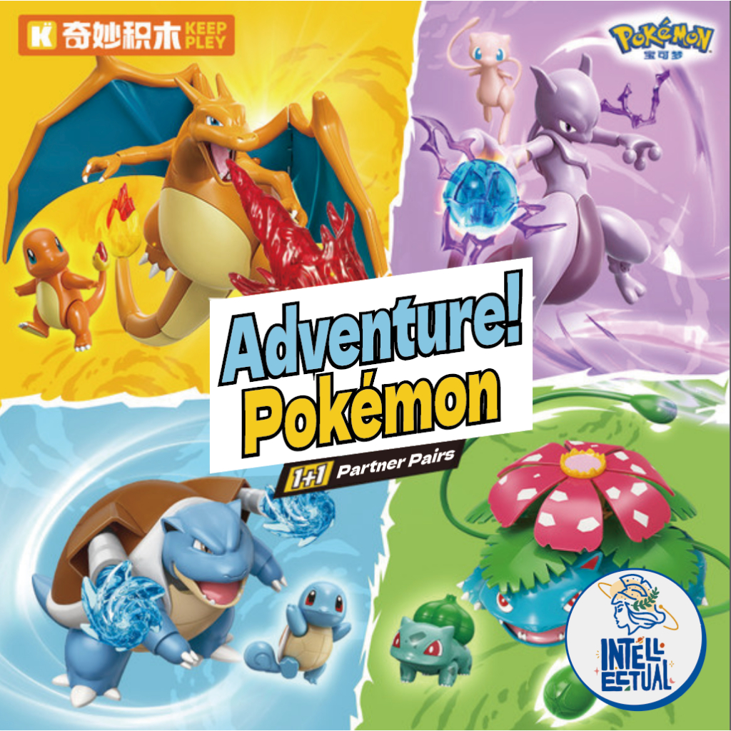 【New! Keeppley Pokémon Adventure Series】Officially Licensed Building ...