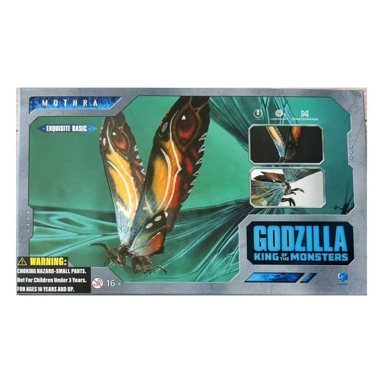 HIYA 36CM Godzilla King of the Monsters Mothra Movable 1.0 Reprint 6 ...