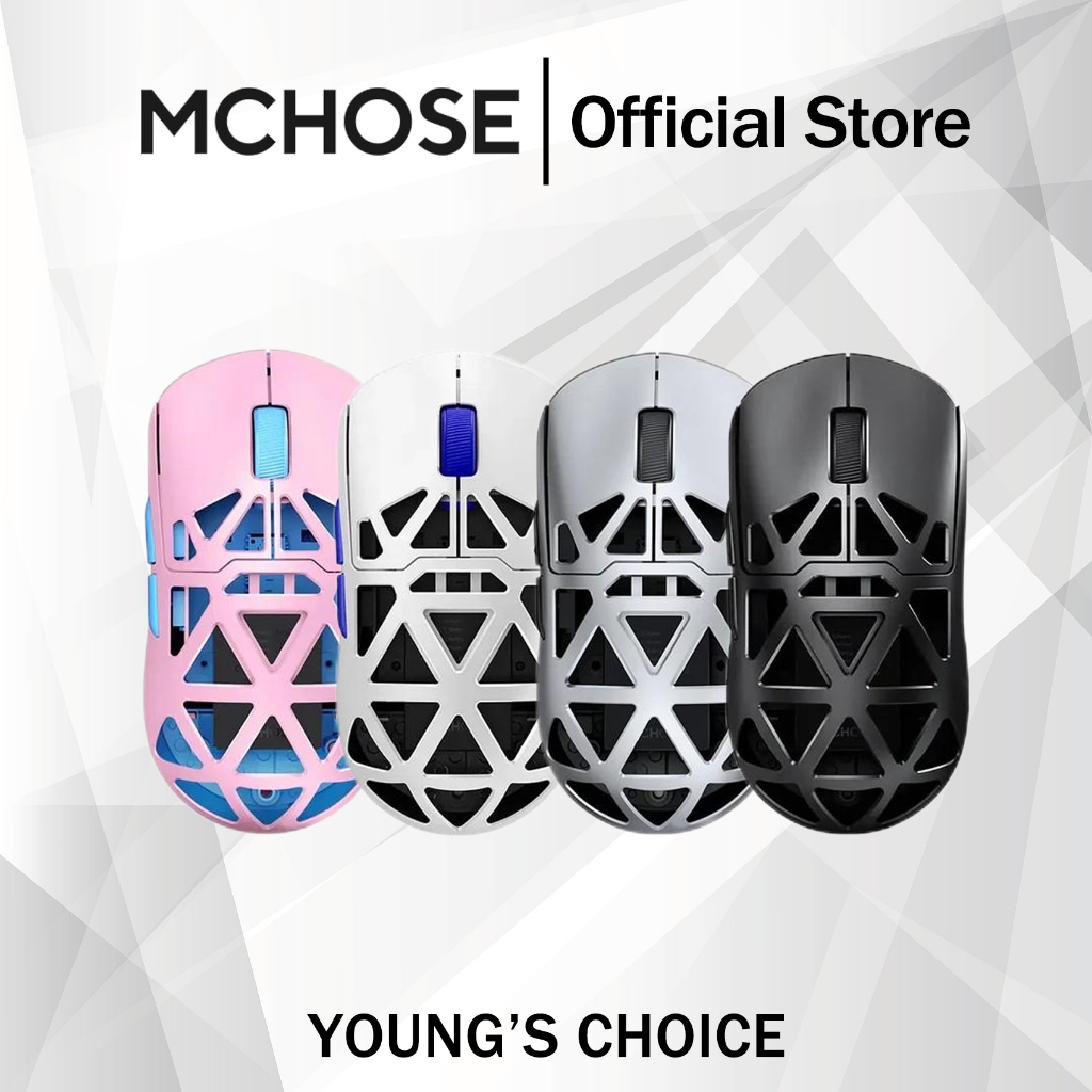 MCHOSE AX5 Pro Max Magnesium Alloy Wireless Mouse Paw3395 Gaming Mouse ...