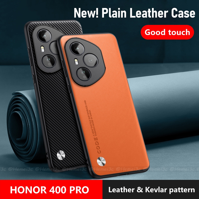 For Honor 400 Pro 5G Casing Leather Hard Phone Case Cover | Shopee Malaysia