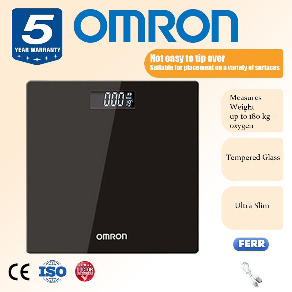 Omron Weight Scale Electronic Number Display Accurate Measurement ...